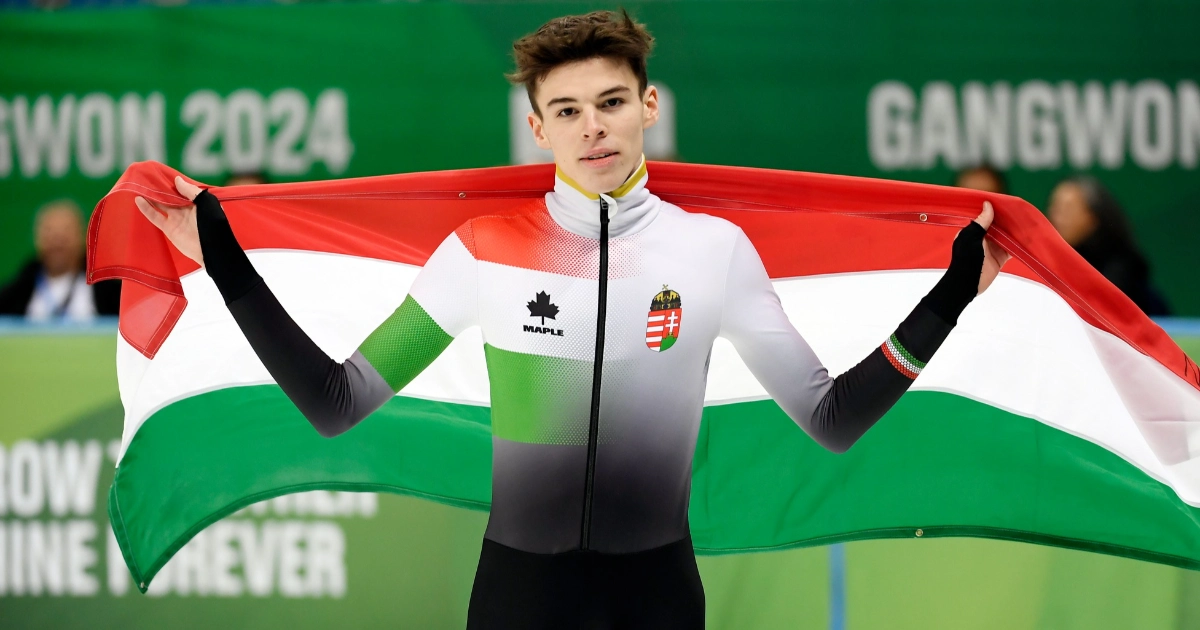 Ifjúsági téli olimpia: a rövid pályás gyorskorcsolyázó Major Dominik ...