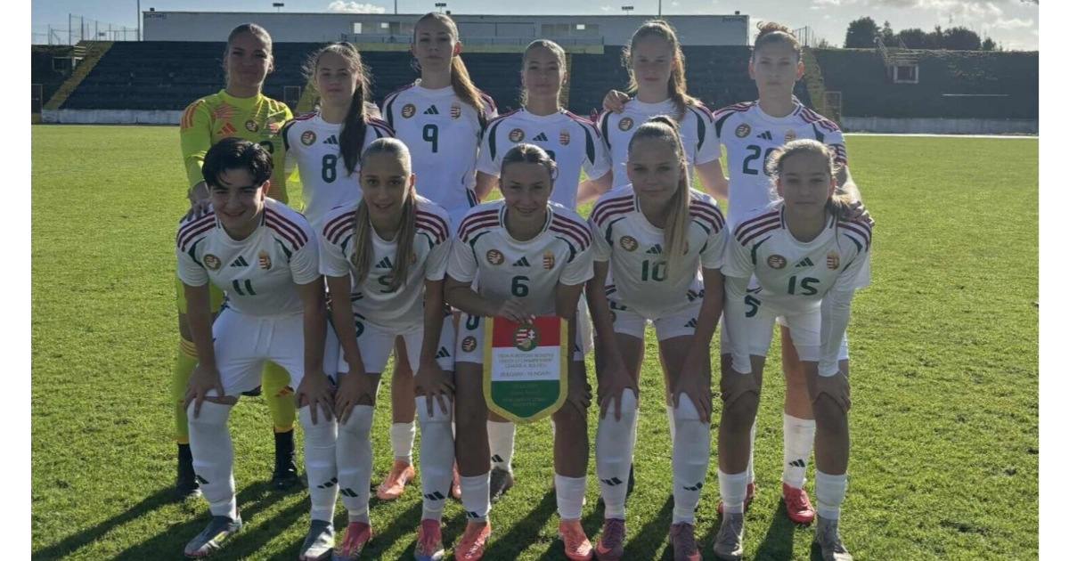 Labdarúgás: hat gólt rúgott a bolgároknak az U17-es leányválogatott