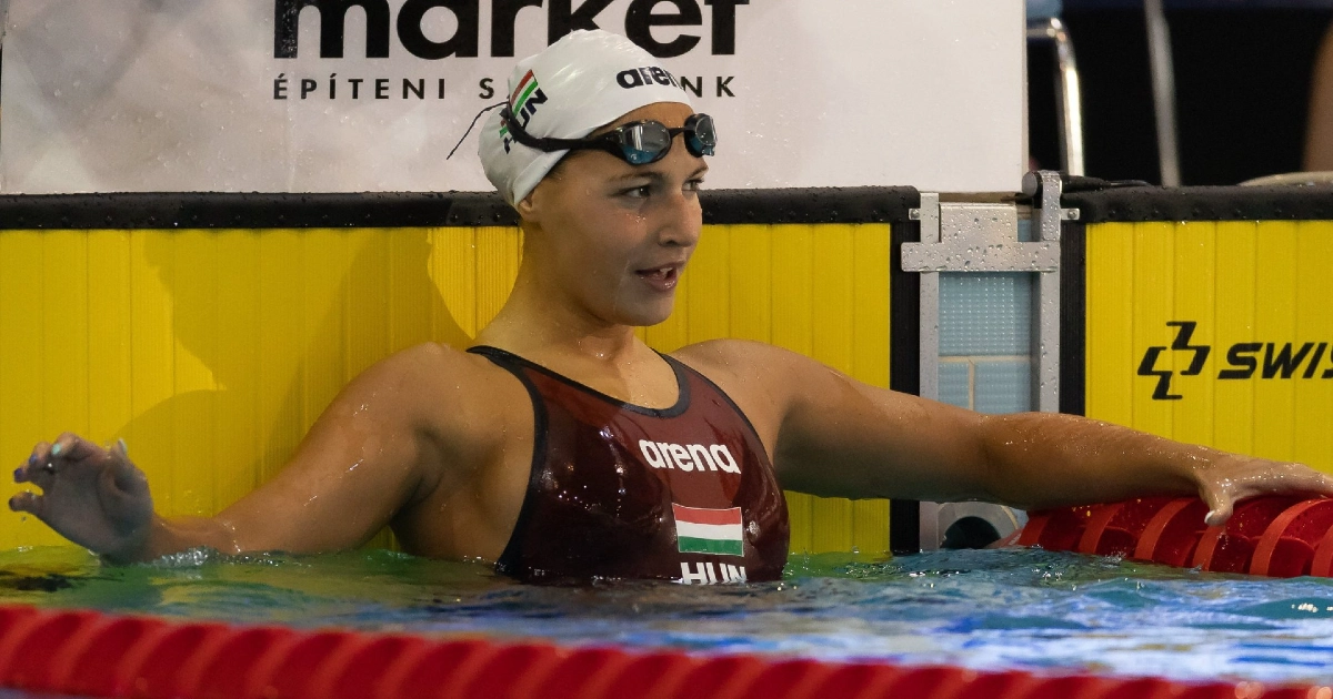 Úszás: Pádár Nikolett új junior Európa-rekordot ért el 200 m gyorson