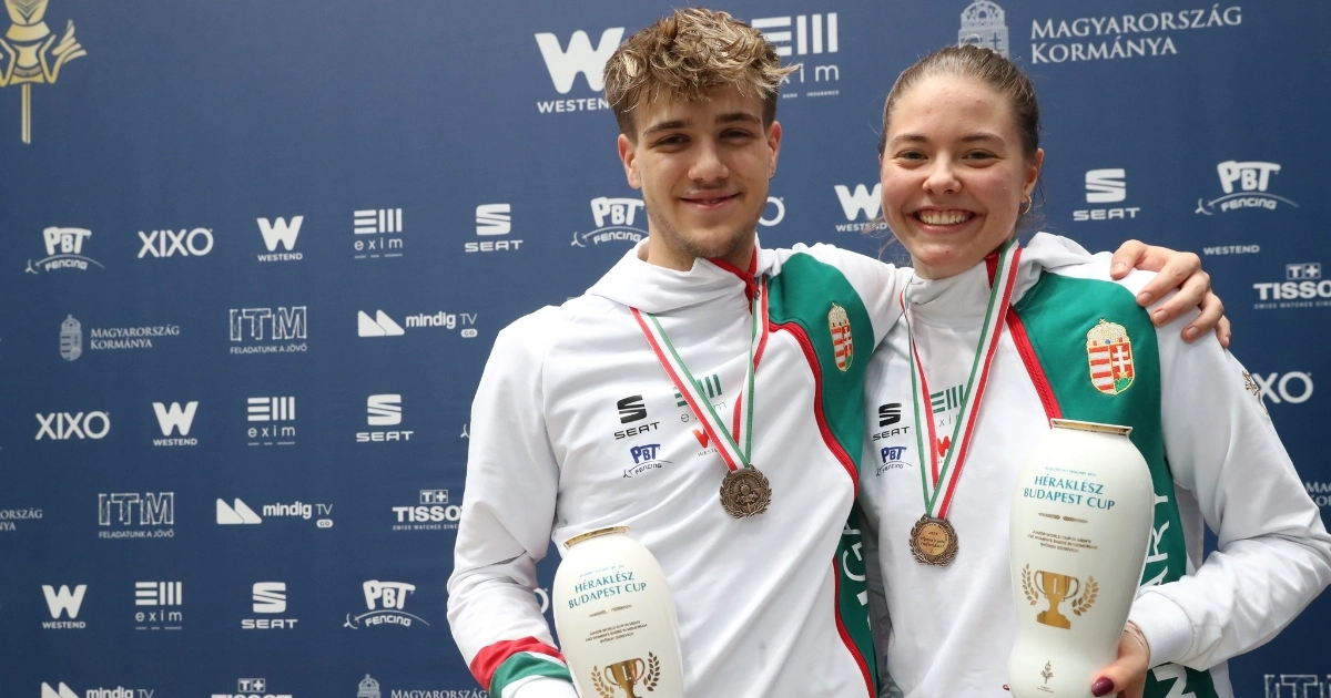 Vívás: Spiesz Anna és Bíró Huba kardjába dőltek az ellenfelek