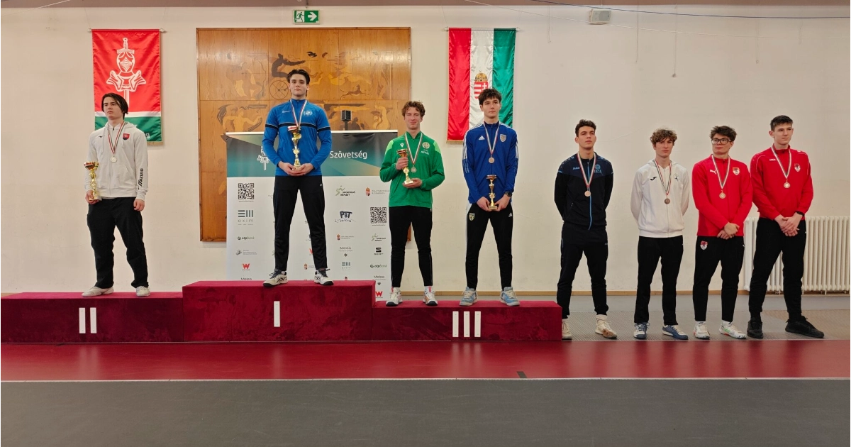 Vívás: Szántó Zalán és Rónaszéki Izabella nyerte a junior párbajtőrözők ...